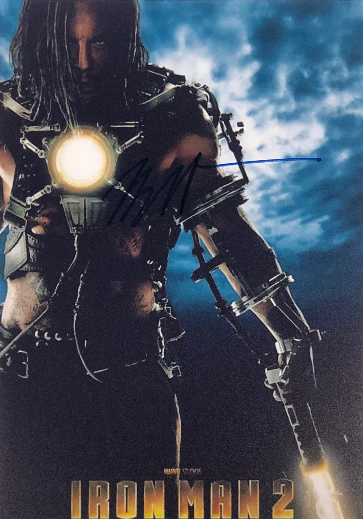 Iron Man 2 Mickey Rourke Signed Photo