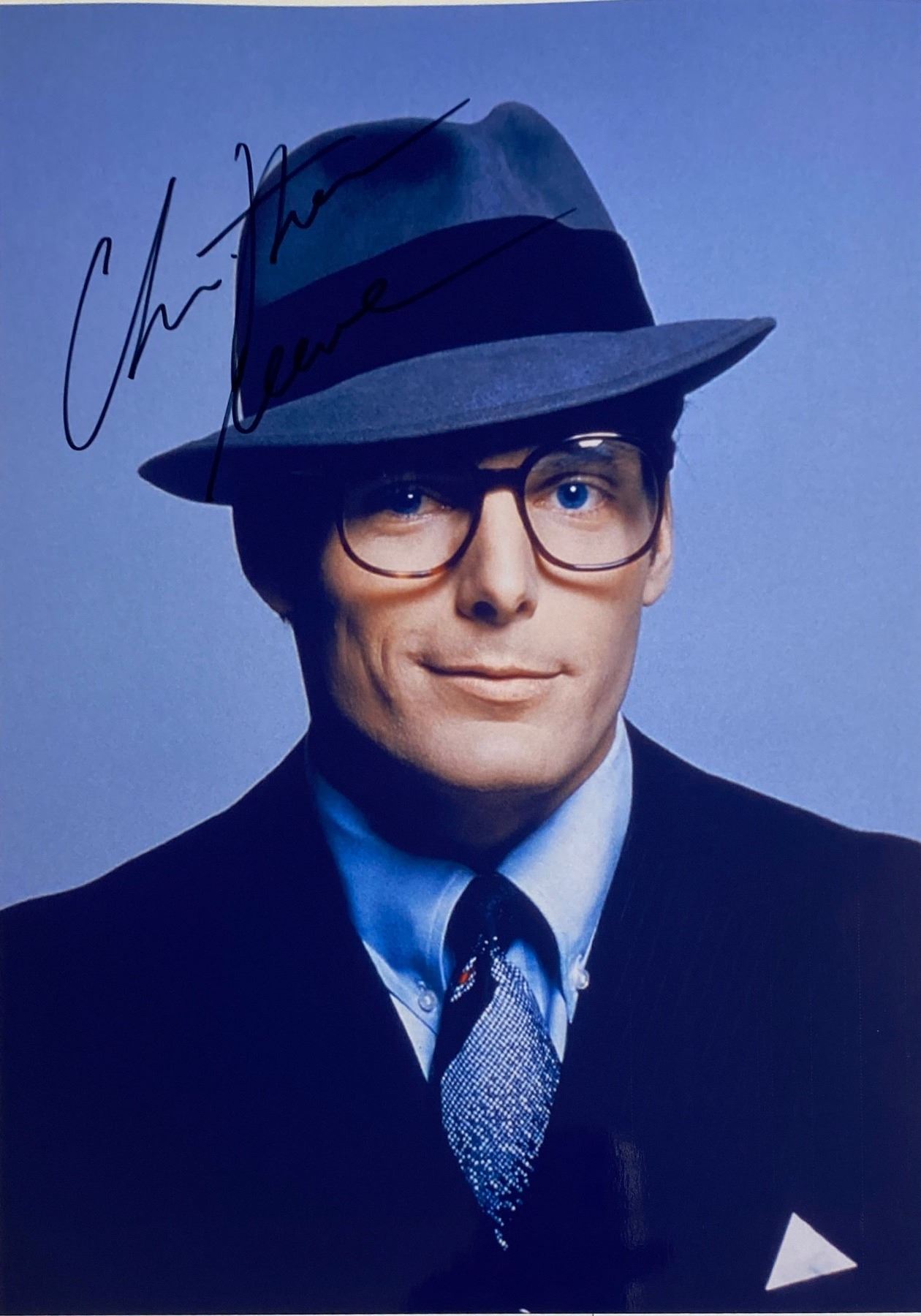 Autograph Signed Christopher Reeve Photo