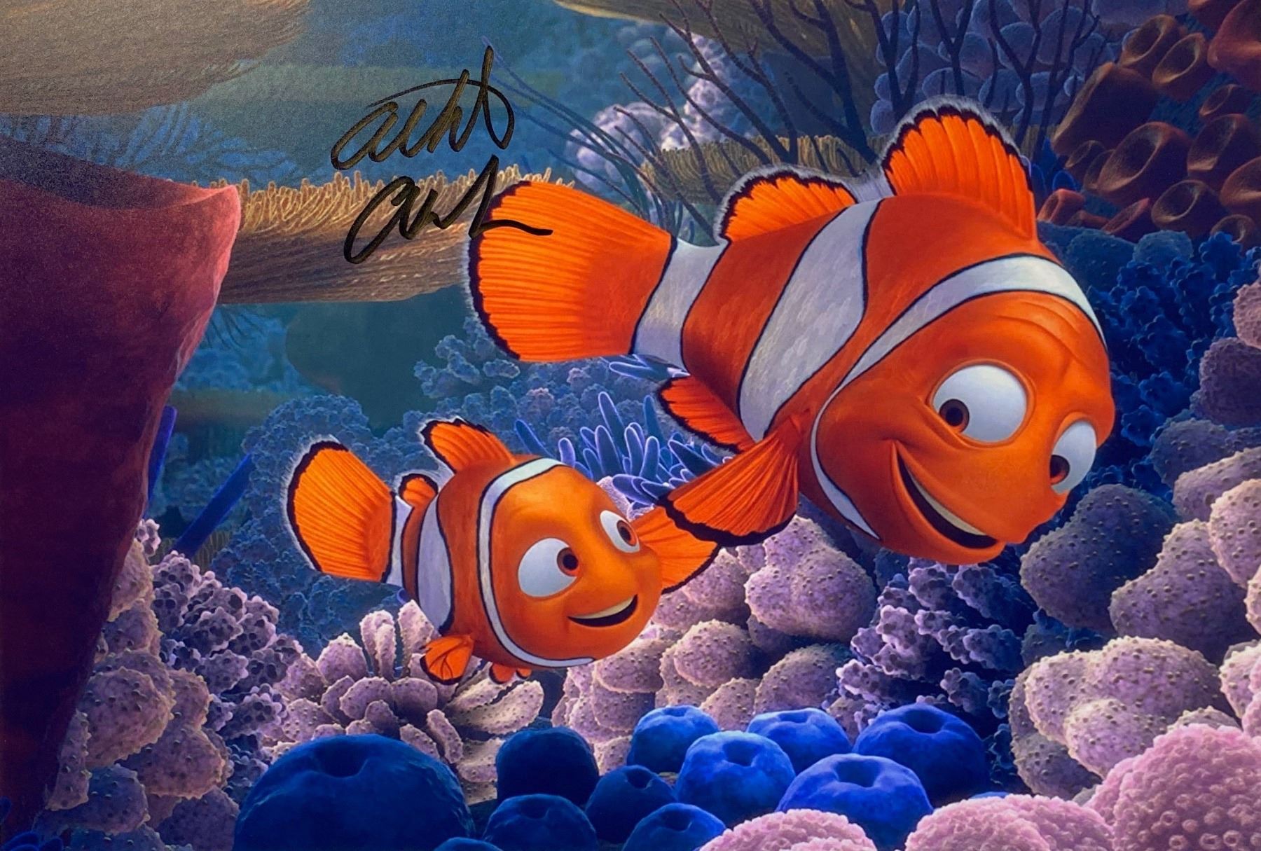 Autograph Signed Finding Nemo Albert Brooks Photo