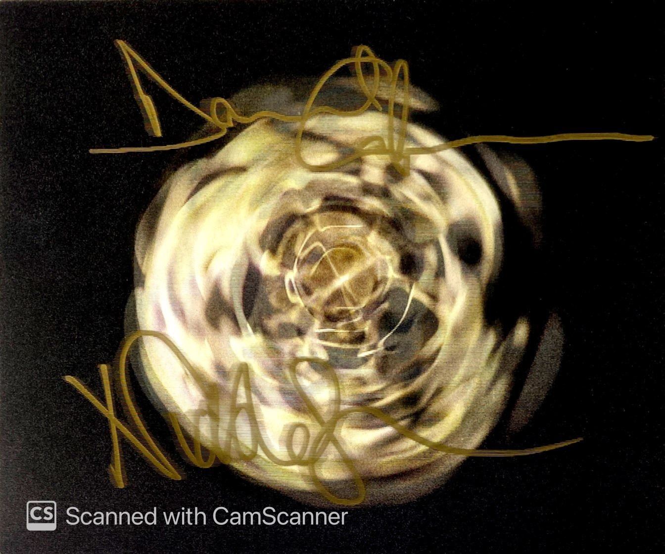 Autograph Signed Pink Floyd Postcard