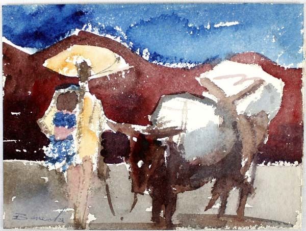 Original Watercolor Painting by William Benecke (1934-2001)