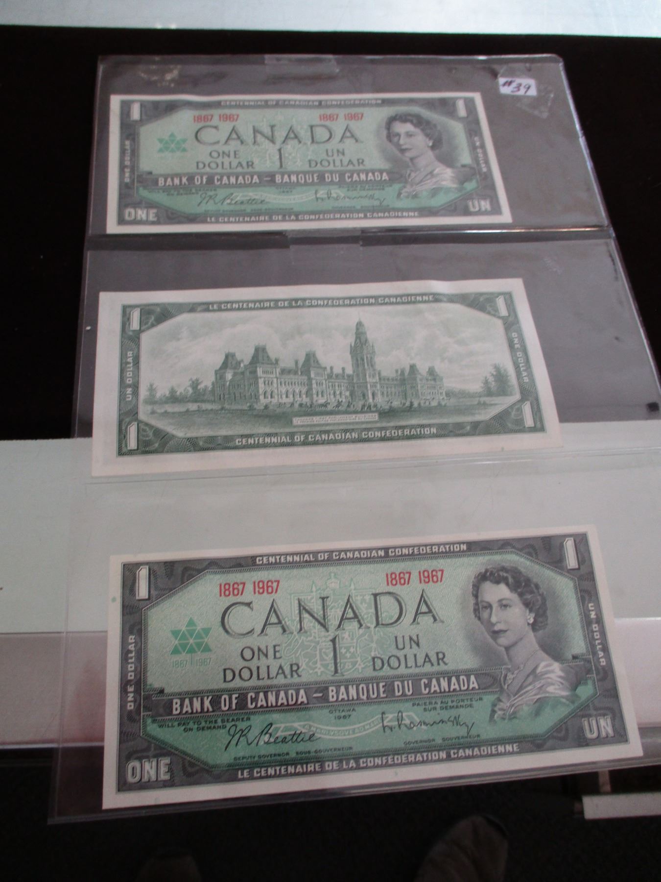 1967 CANADA (NO SERIAL NUMBER) LAST OF CANADA $1 BILLS