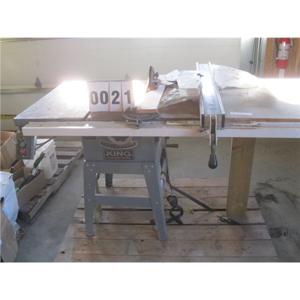 King Industrial 10" Table Saw