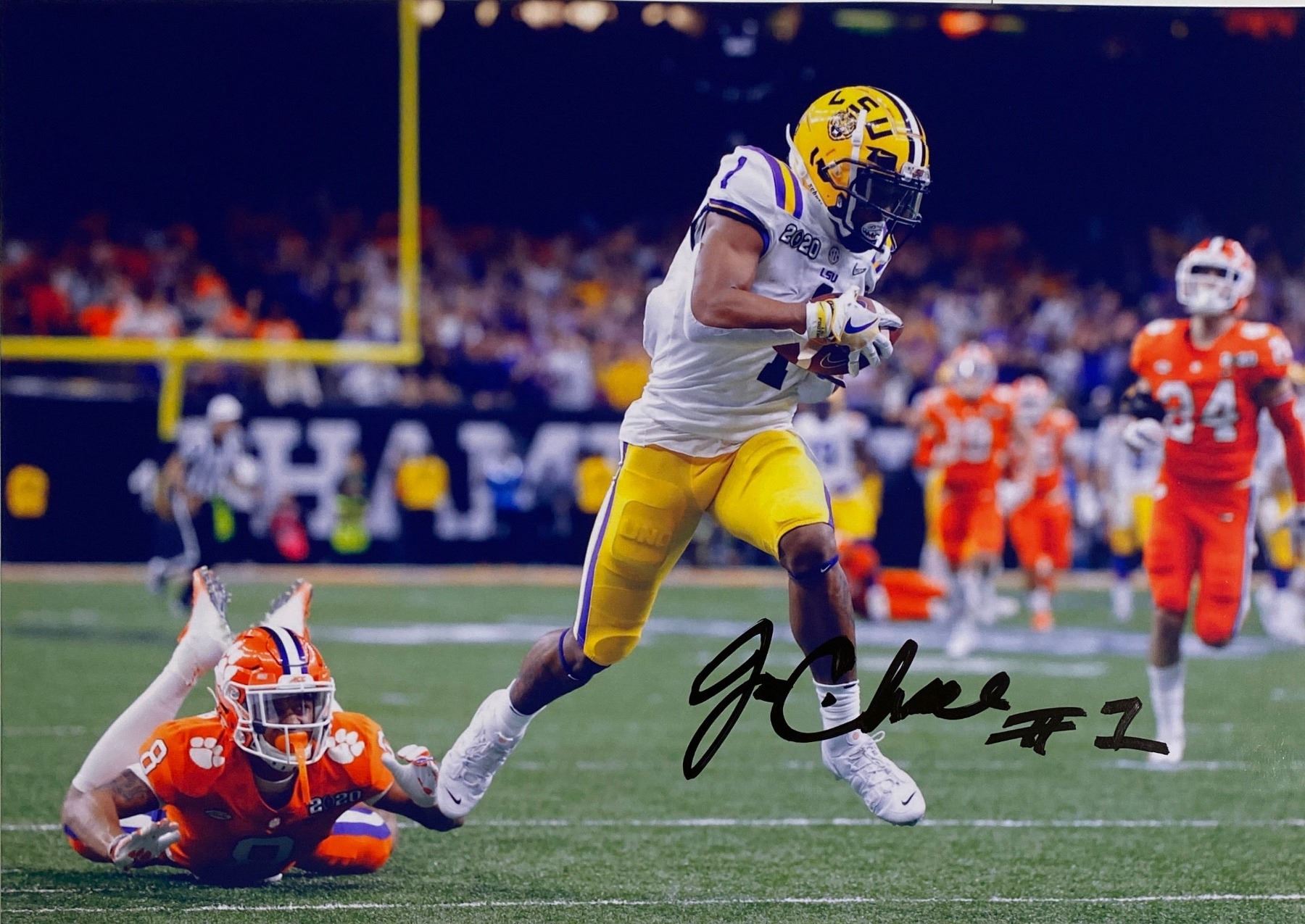 Autograph Signed Ja'Marr Chase Photo
