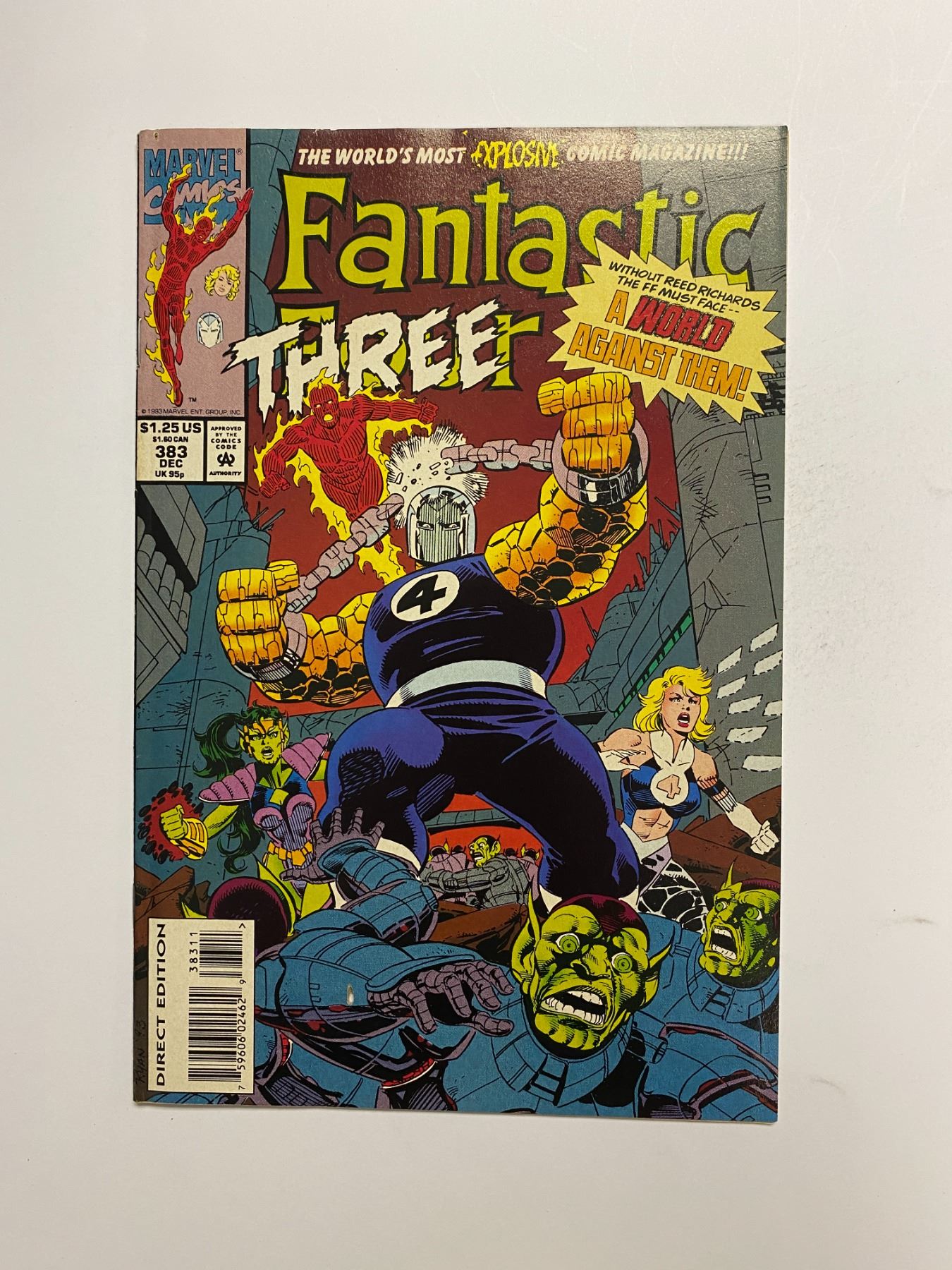 Marvel Fantastic Four 383 Comic Book