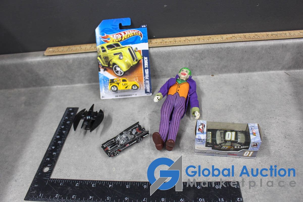 Batman Collectibles, Hotwheels and Nascar
