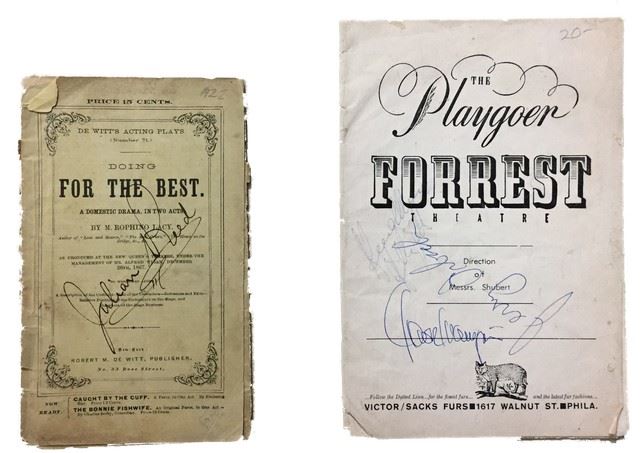 Julian Ree (1867) Signed "Doing for the Best" Play Program