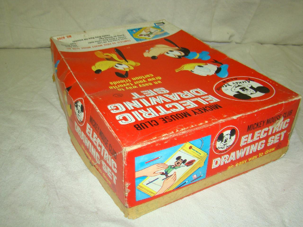 1965 Boxed Mickey Mouse Club Electric Drawing Set