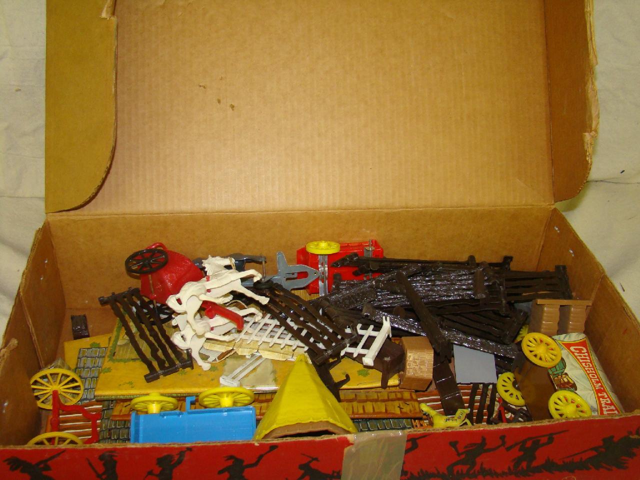 Marx Fort Apache Stockade Playset w/ Box