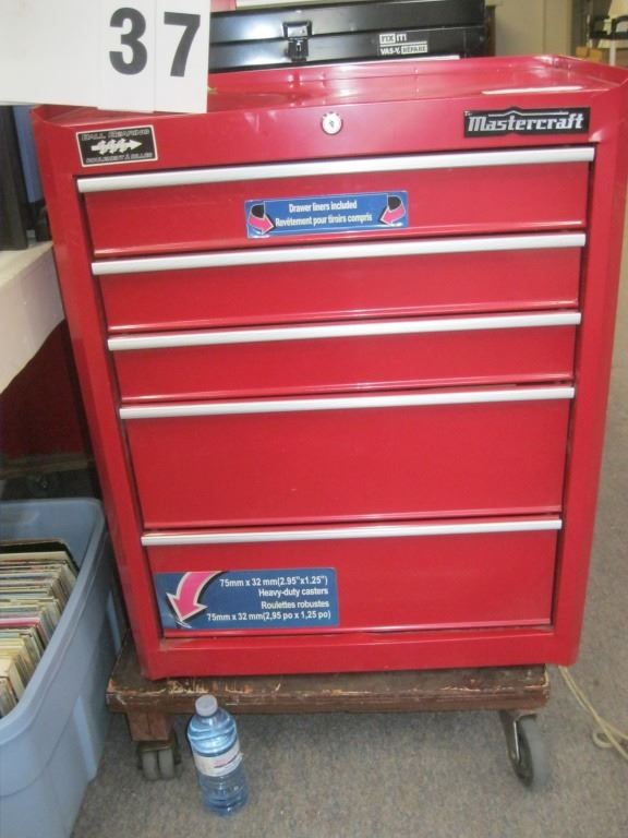 Mastercraft 5- Drawer Tool Box Bottom No Wheels