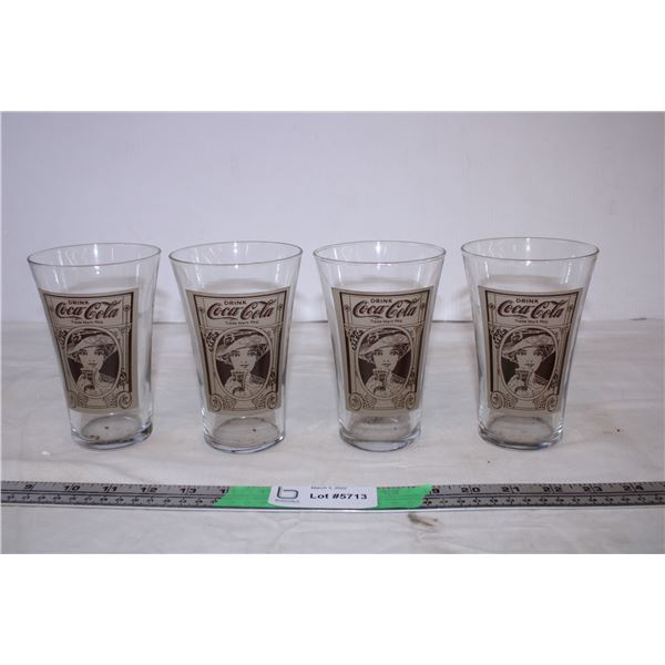 Coca Cola Glasses Bodnarus Auctioneering