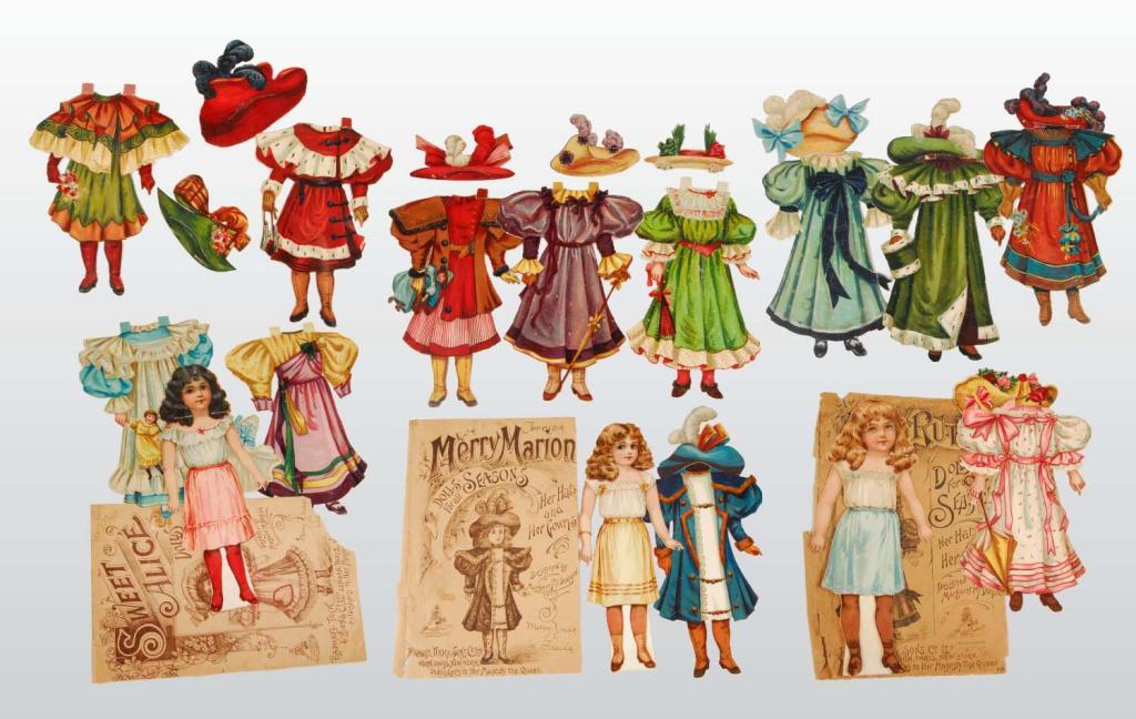 Lot of "Dolls For All Seasons" Paper Dolls.