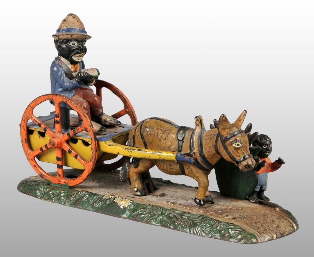 Cast Iron Bad Accident Mechanical Bank.