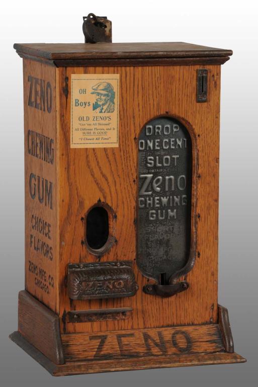 Wooden Zeno Gum Dispenser.