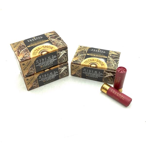 Federal Premium Ultra Shok 12 Ga 3" #2 Ammunition, 30 Rounds