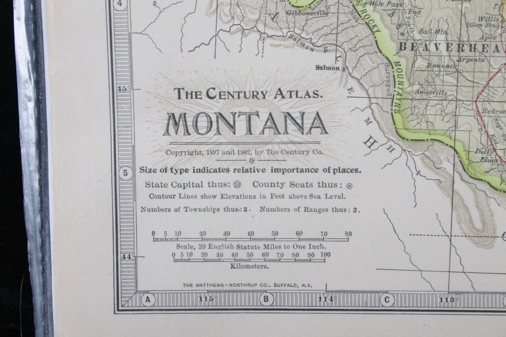Montana & Devils Fence Topological/Geological Maps