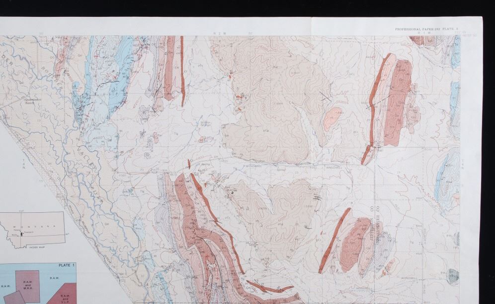 Montana & Devils Fence Topological/Geological Maps