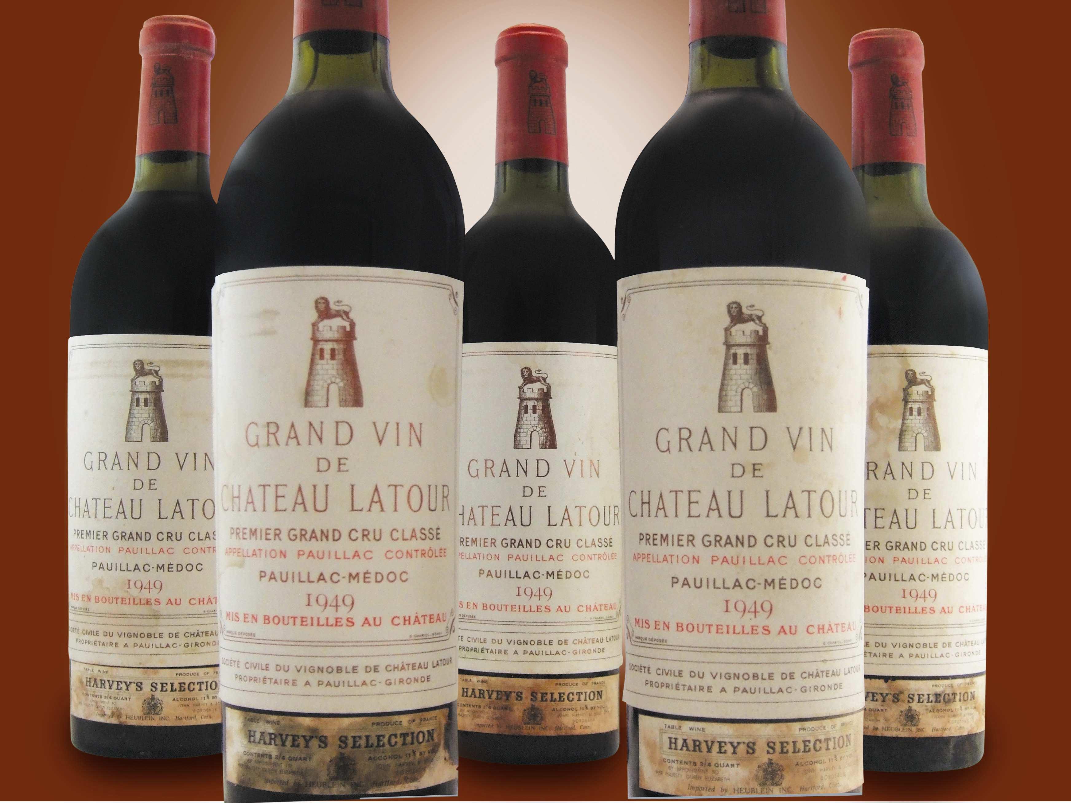 Chateau Latour - Vintage - 1949 - 6 bottles