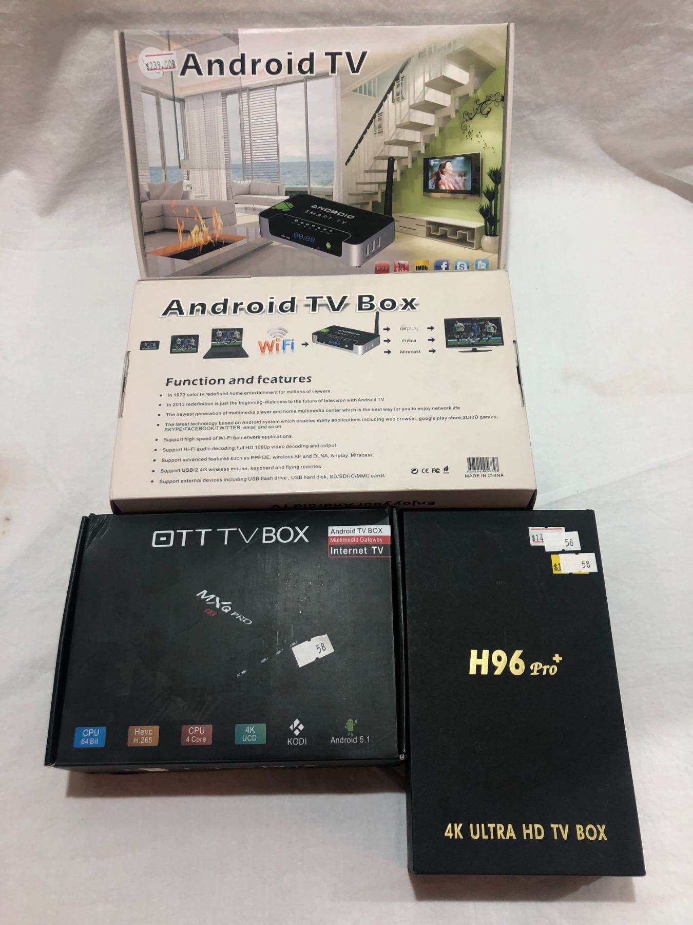 Multiple TV box setups