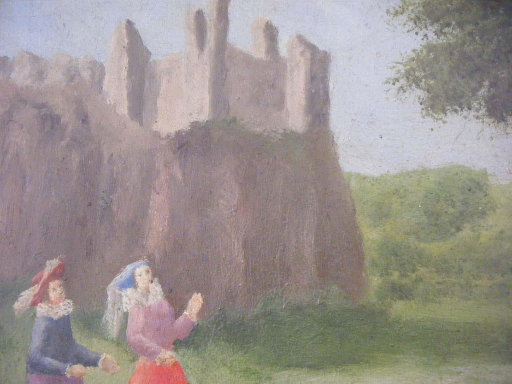 ANDRE BAUCHANT Sig Oil painting French 1949