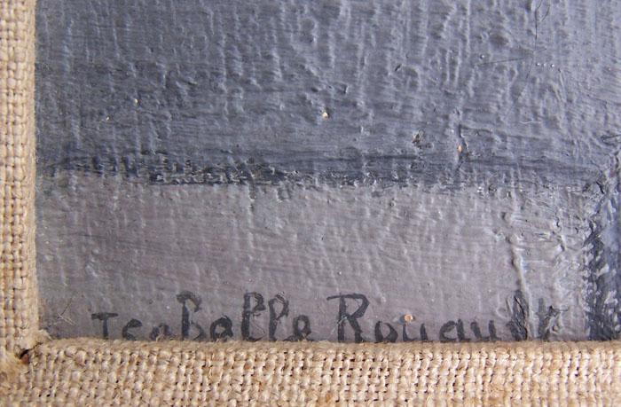 ISABELLE ROUAULT Sig.Oil Painting 1955