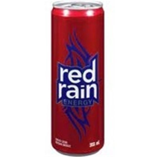 BEVERAGE: Red Rain Energy Drink (24 cans x 355 ml) - per case