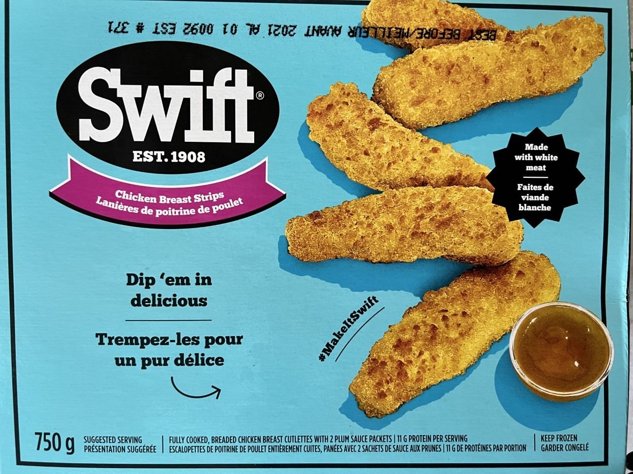 CHICKEN: Swift Breaded Chicken Fingers with Plum Sauce (8 x 750 g ...