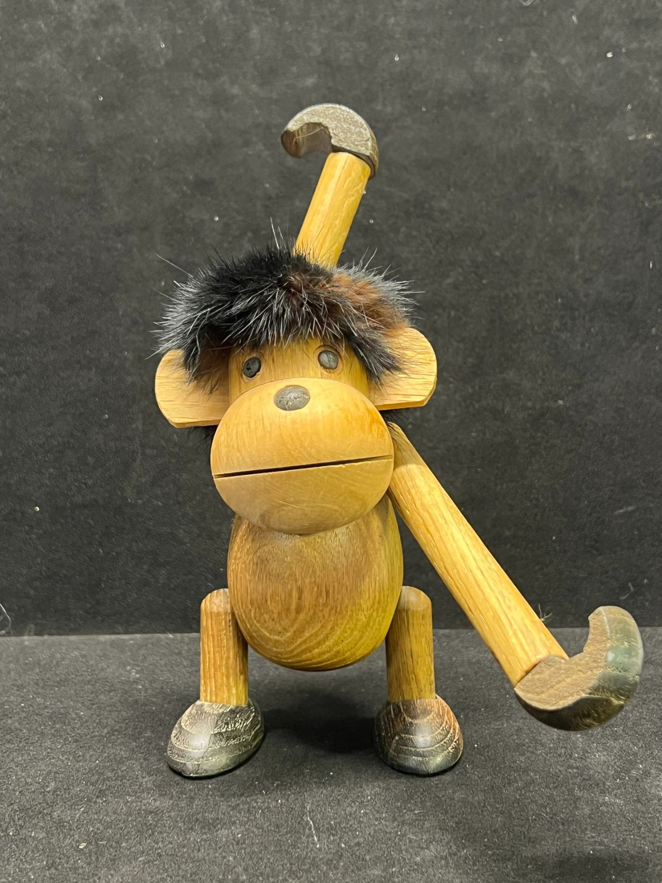 MCMM Mid Century Modern Monkey Posable Approx 5.5" tall