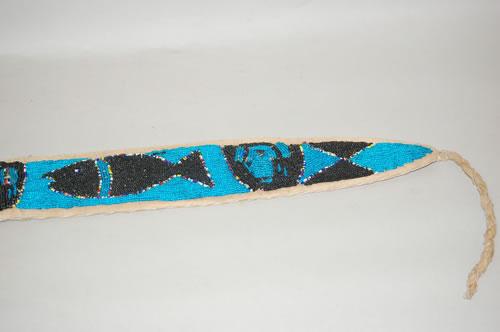 BEADED NATIVE AMERICAN SASH OR BELT