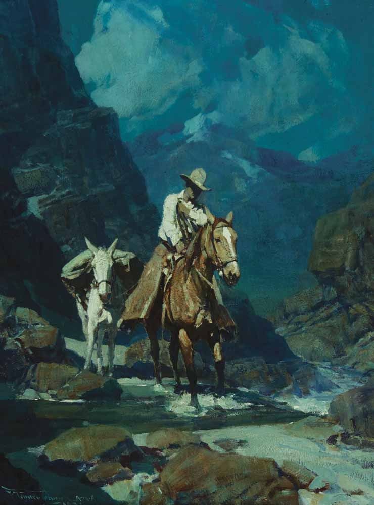 Frank Tenney Johnson-Packing In