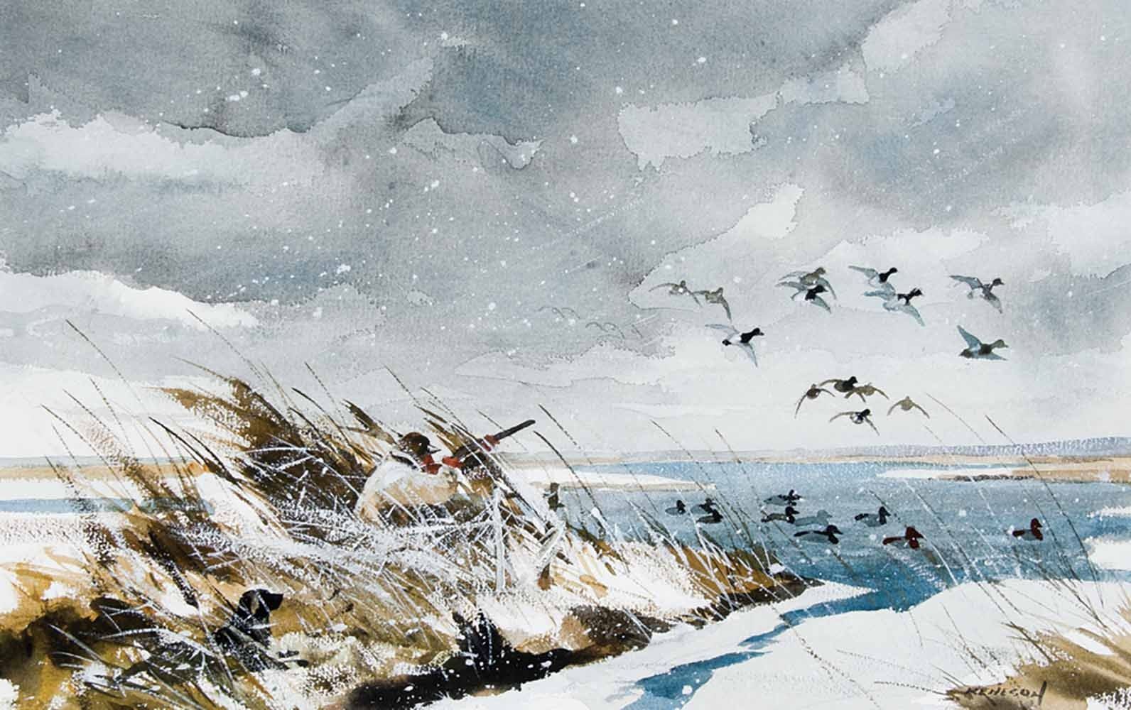 Chet Reneson-Snow Geese