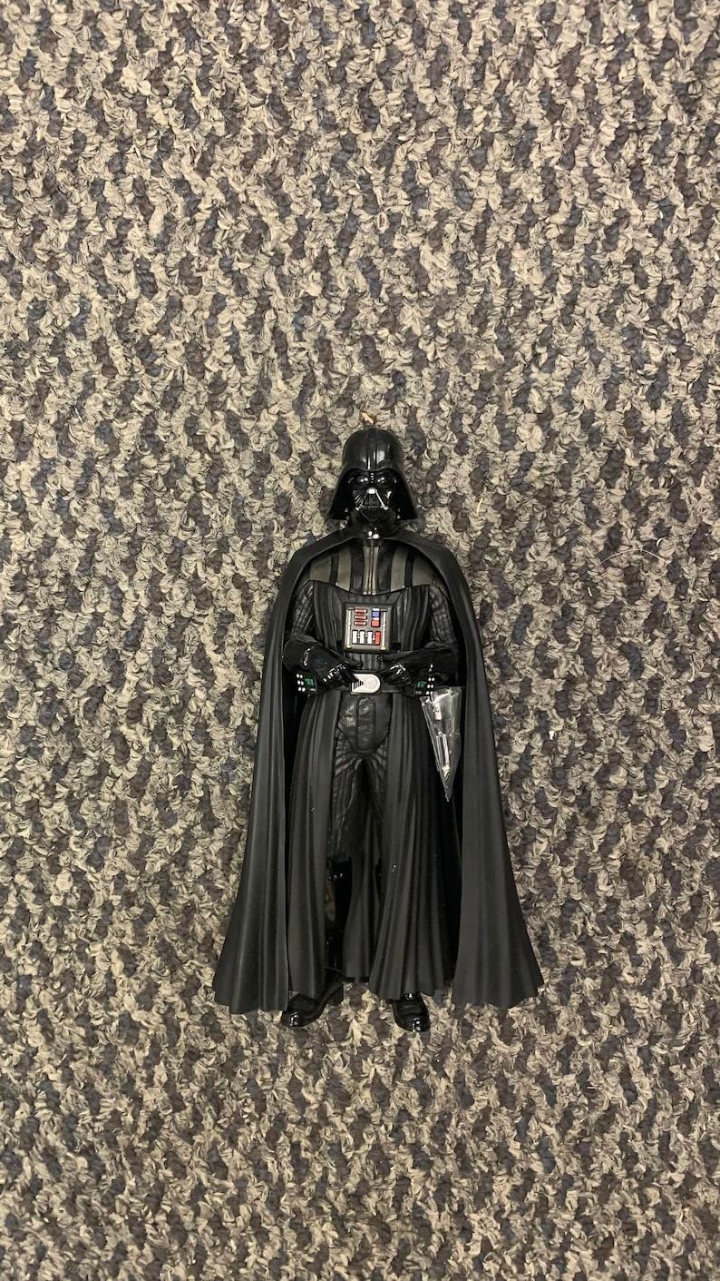 Signed Star Wars Darth Vader Action Figure + Platform