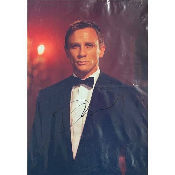 Signed James Bond Spectre 007 (James Bond) Photograph