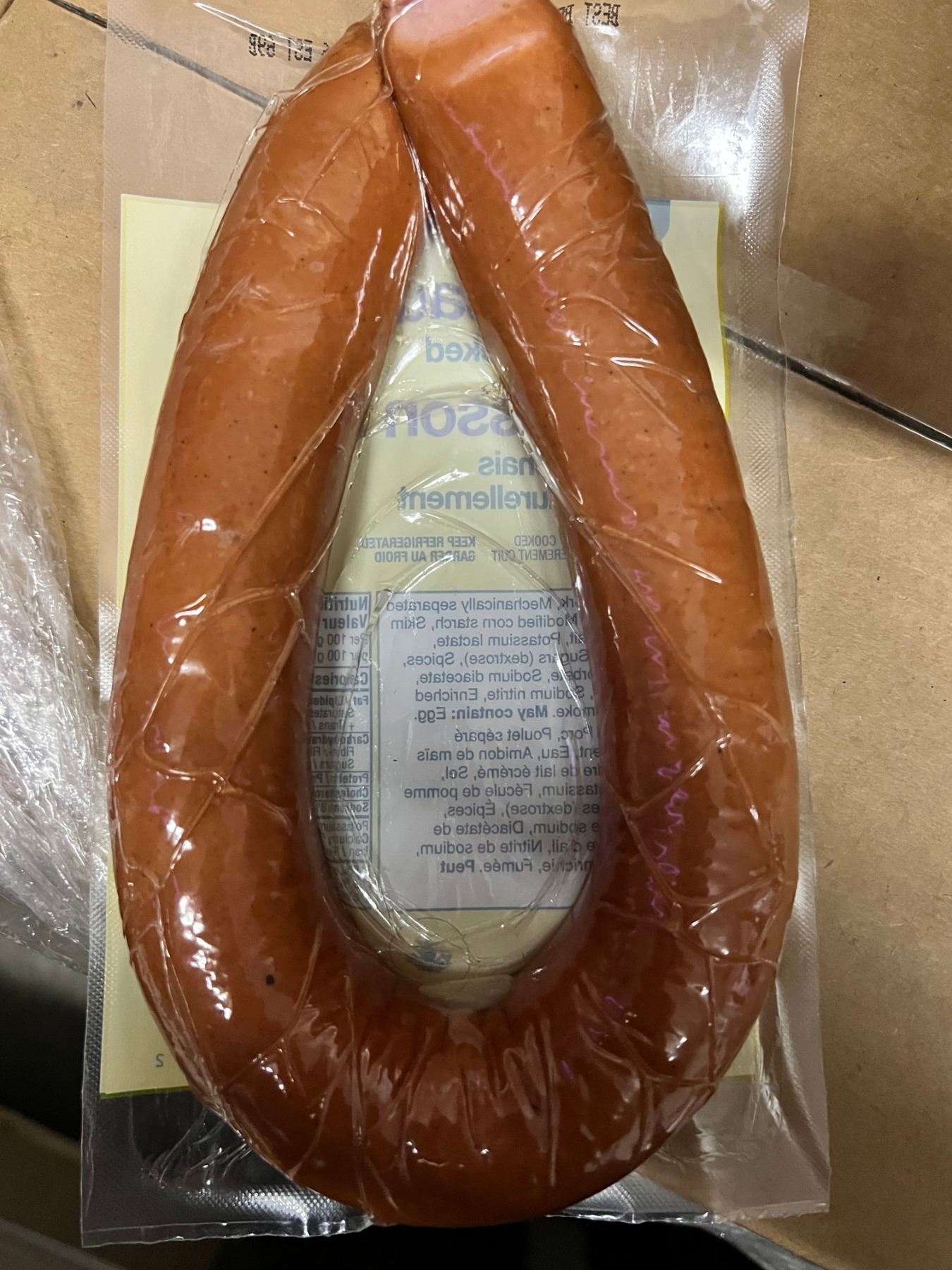 SAUSAGE: POLISH GARLIC COIL (12 X 300 G) - PER CASE