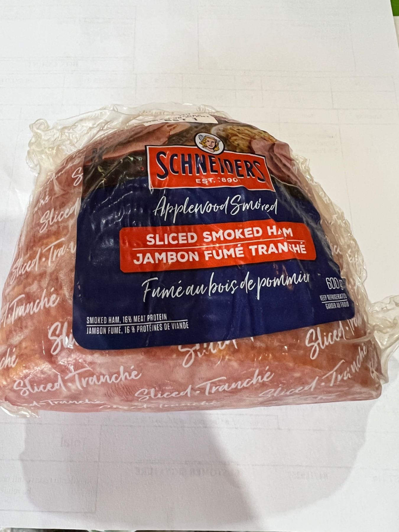 HAM: Schneiders Thick Slice Half Hams (12 x 600 g) - per case