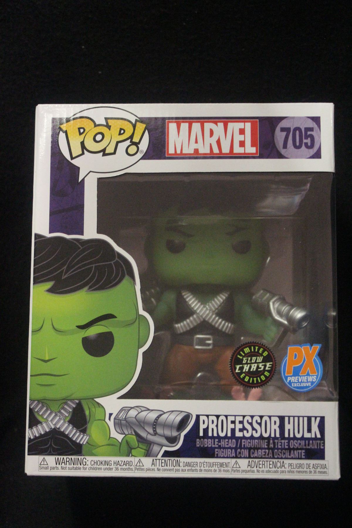 FUNKO POP MARVEL PROFESSOR HULK CHASE PX EXCLUSIVE
