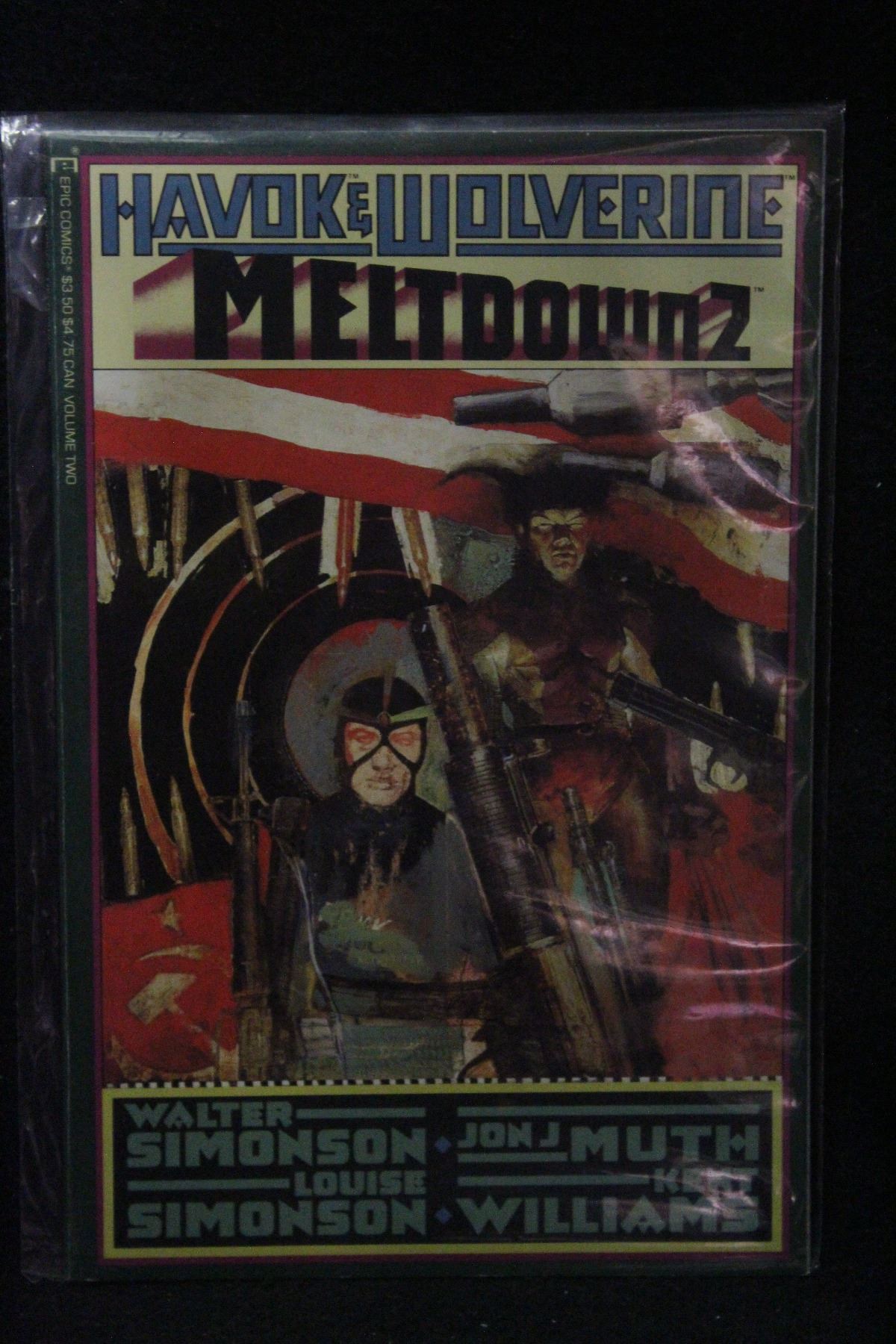 Havok Wolverine Meltdown #1 to #4 Set of 4 Comics