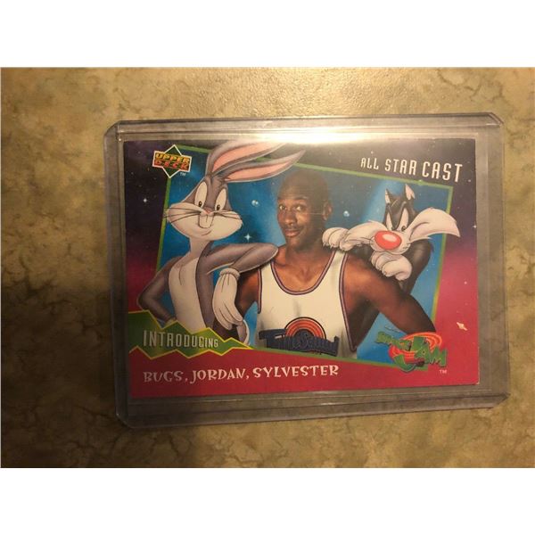 SPACE JAM UPPER DECK PROMO CARD SJ1 MICHAEL JORDAN CHICAGO BULLS 1996