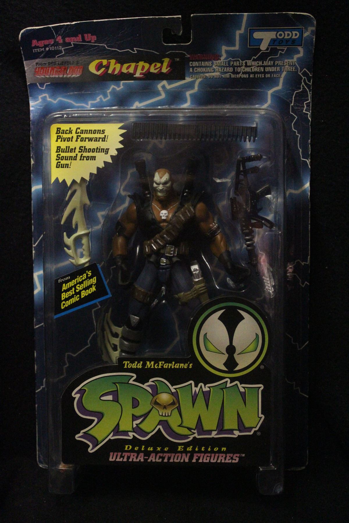 MCFARLANE SPAWN CHAPEL & GRAVE DIGGER ACTION FIGURES