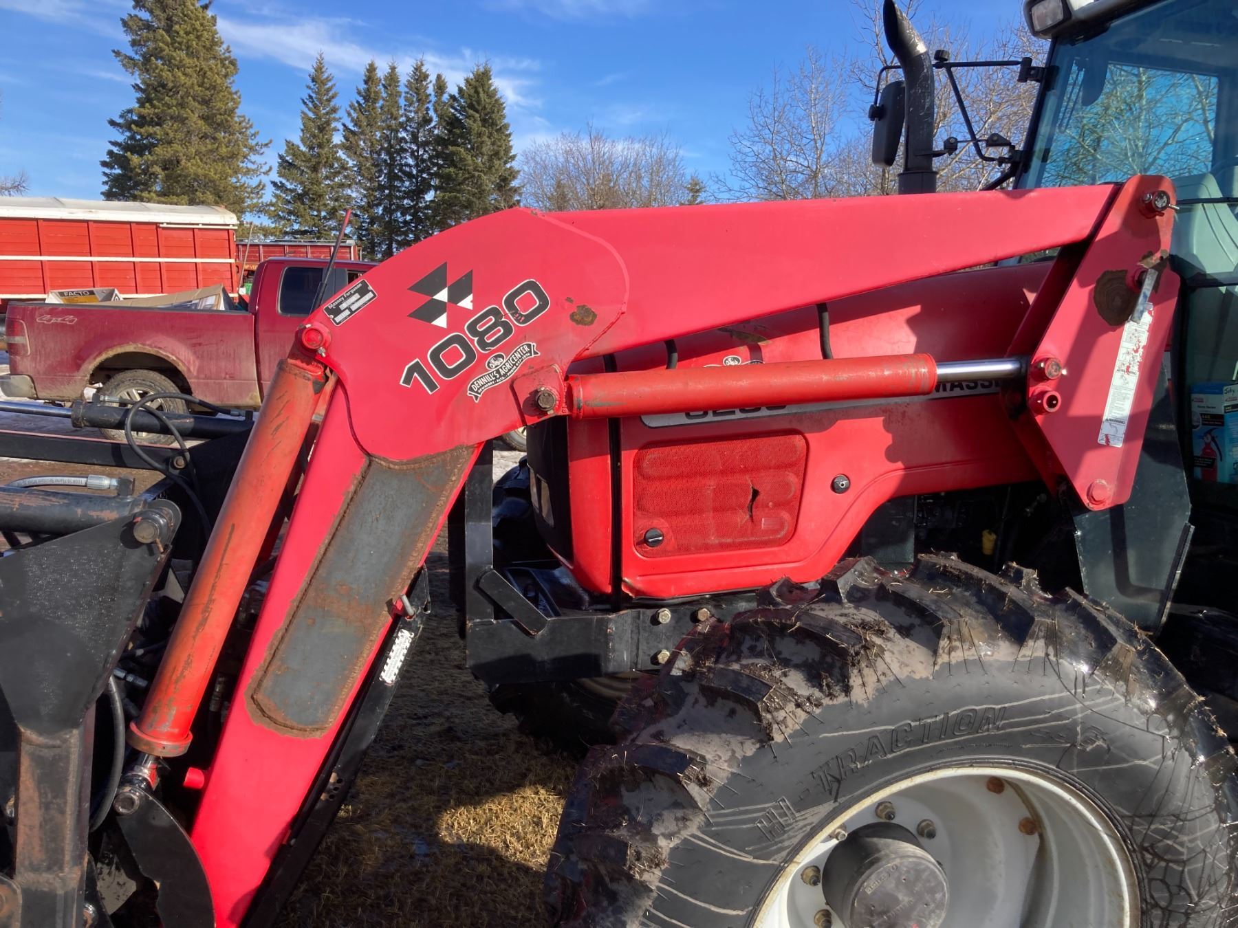 2003 Massey Ferguson 6280 FWA Tractor with 1080 Grapple Load, 11872hrs ...