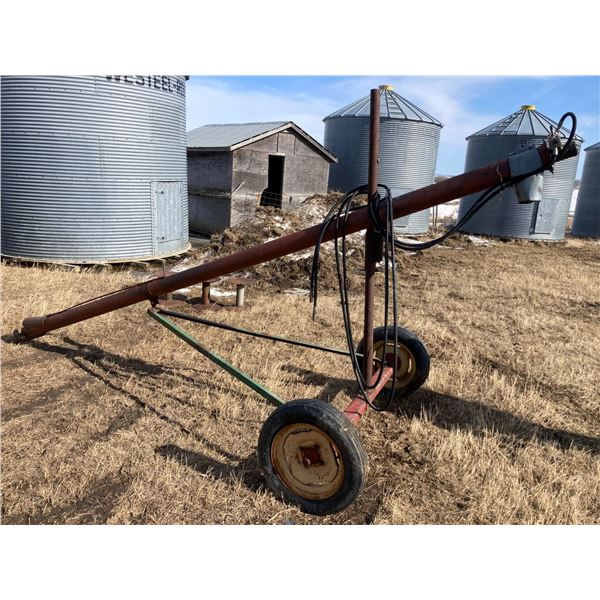 Hydraulic Pencil Auger with Wheeled Frame