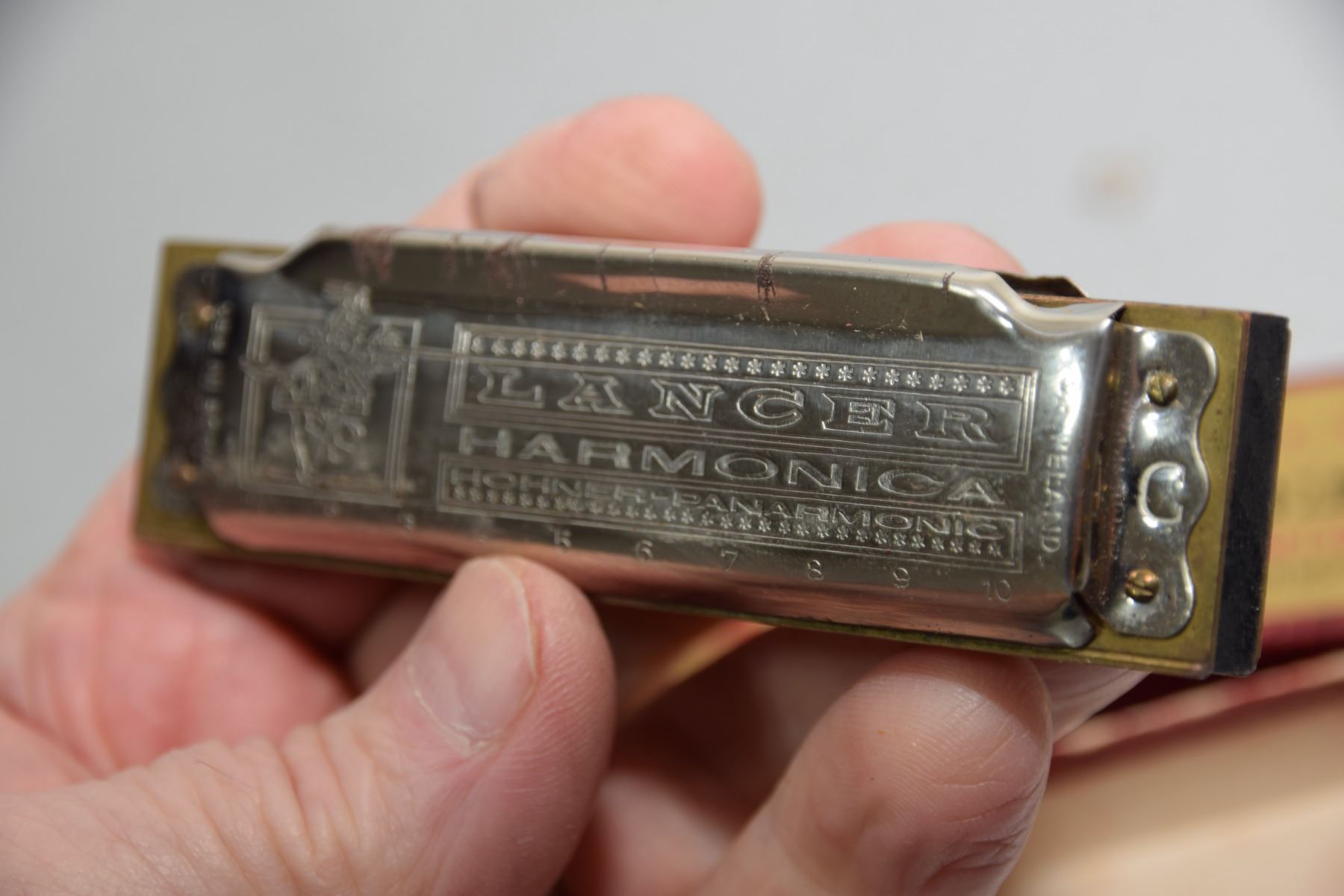 Vintage Hohner lancer harmonica
