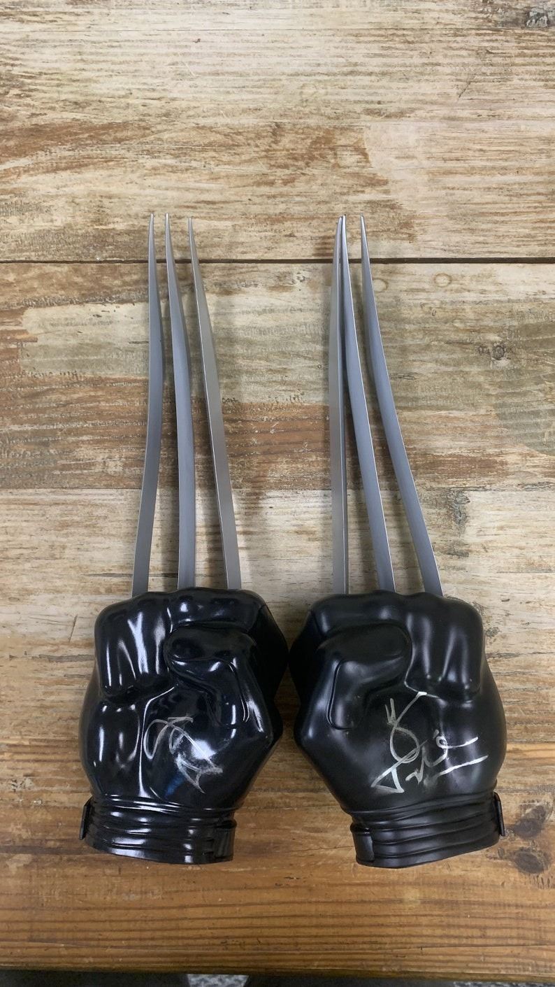 Signed Wolverine Prop Claws
