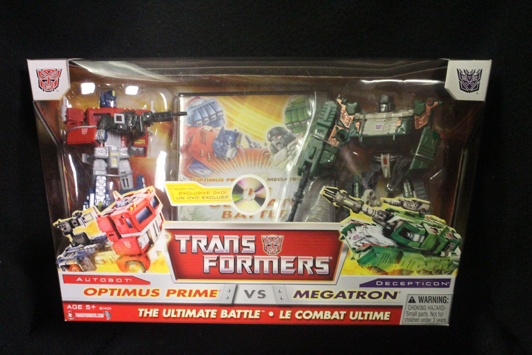 Transformers Optimus Prime vs Megatron 2 Pack Hasbro