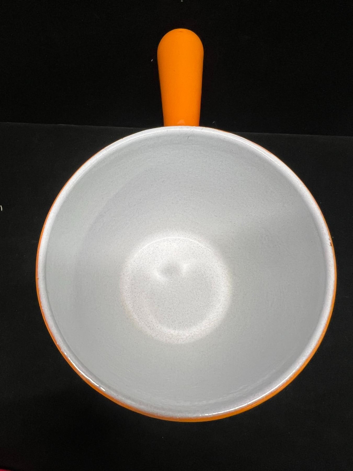 Orange Cast Iron / Enamel Pot w/Lid 1.5L - Levcoware Japan