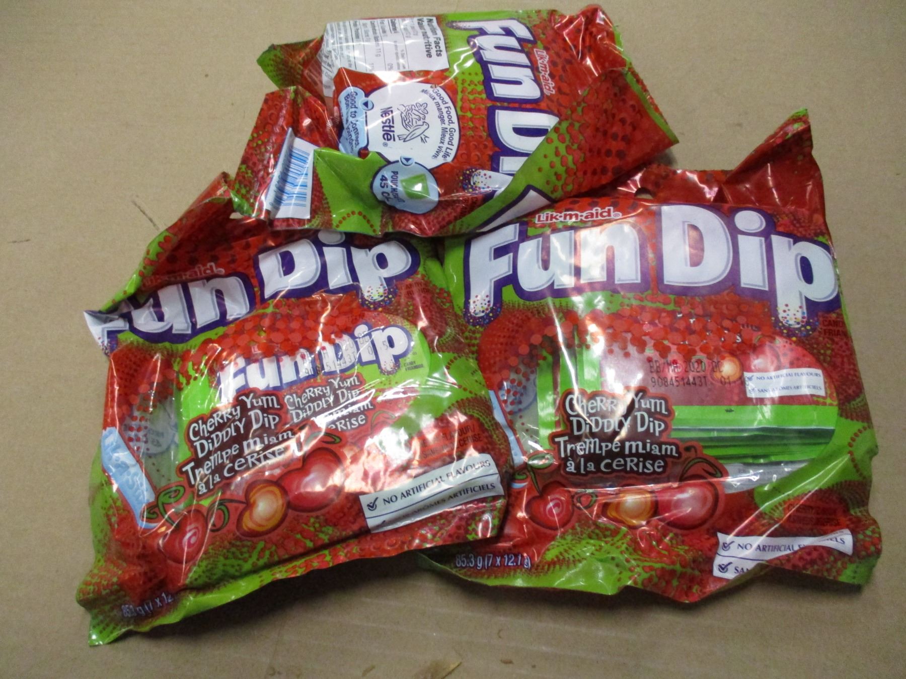 FUN DIP (CHERRY YUM) (3 PACKAGES) - PER BUNDLE