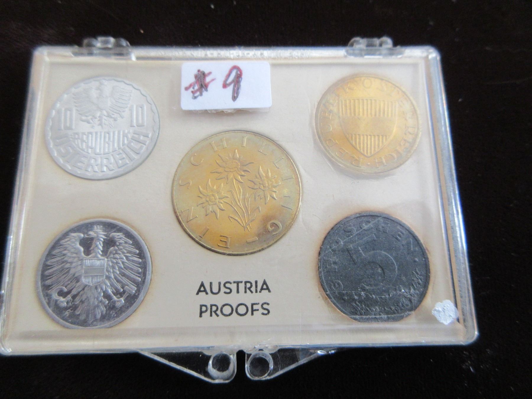 1964 AUSTRIA PROOF MINT COIN SET