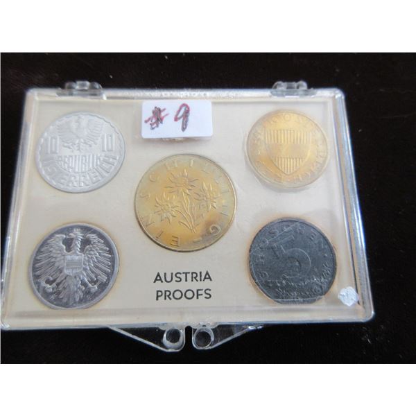 1964 AUSTRIA PROOF MINT COIN SET