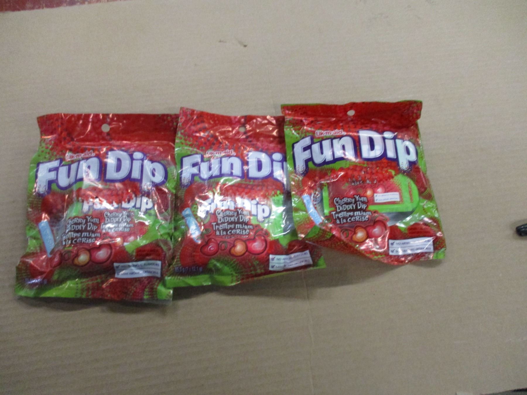 FUN DIP (CHERRY YUM) (3 PACKAGES) - PER BUNDLE