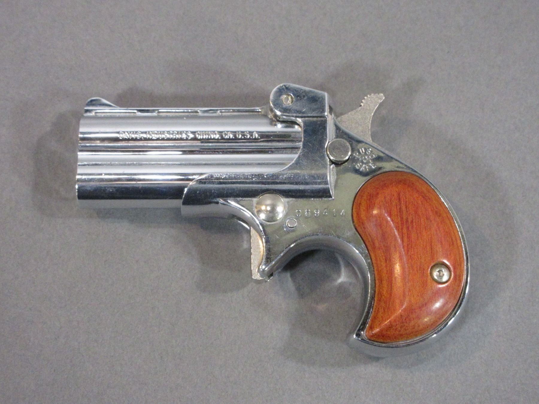 Davis Industries Model DM22 Double Barreled Stainless Derringer- .22 ...